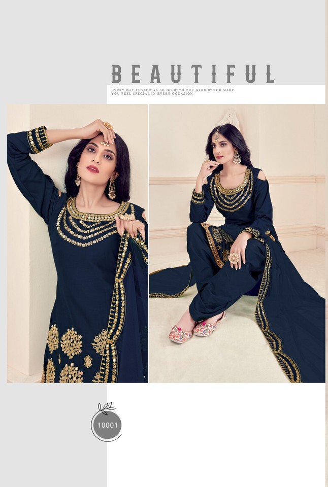 Indian Punjabi Women Girls Kurta with Dupatta and Patiala Salwar Kameez ...