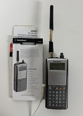 Radio Shack Pro 164 Triple Trunking Handheld Radio Scanner Tested Works ...