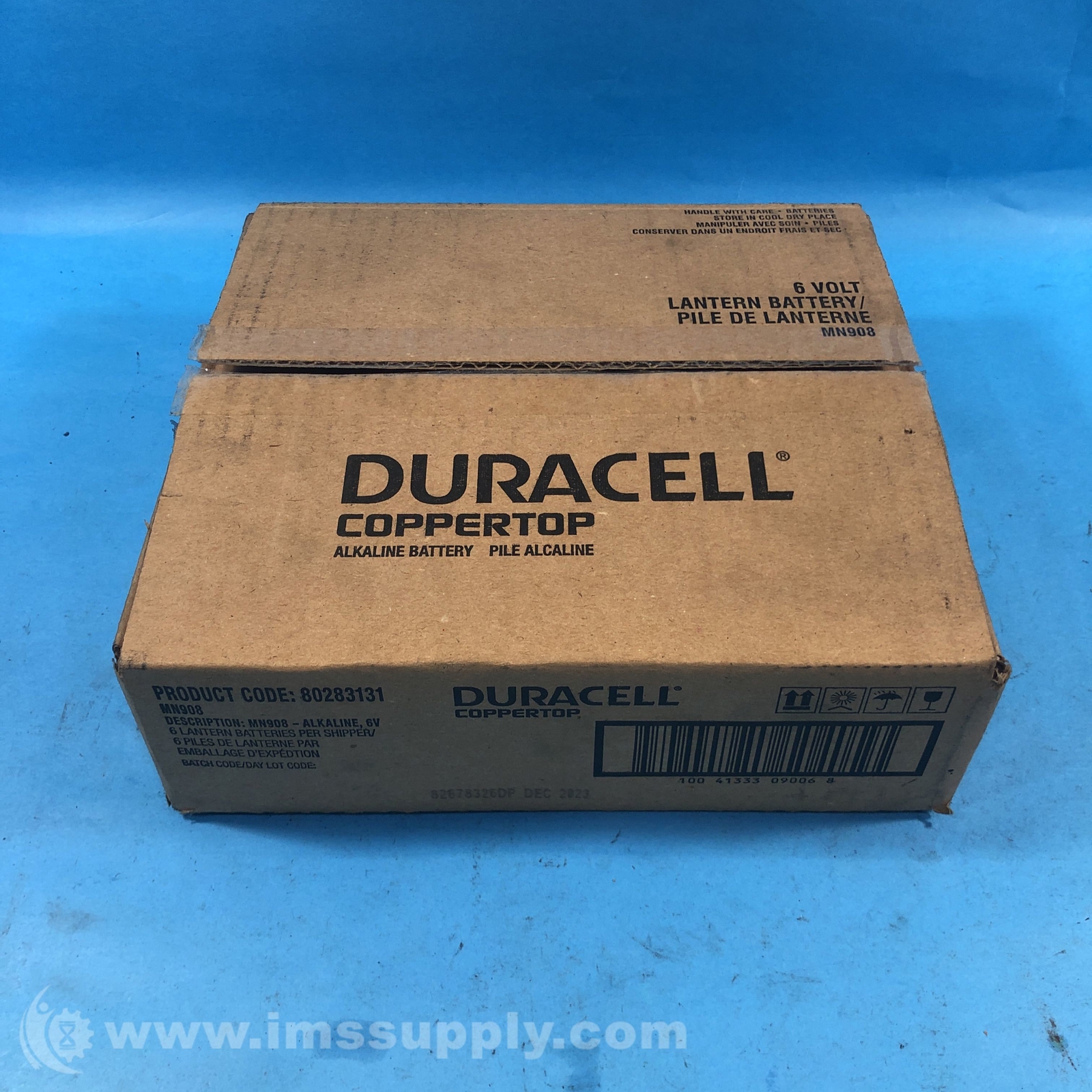 Duracell MN908 Box of 6 Lantern Batteries: Spring, 13 Ah Capacity 2065 ...