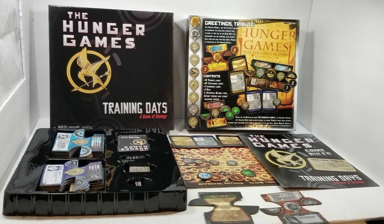The Hunger Games Training Days Strategy Game by Suzanne Collins 2010 ...