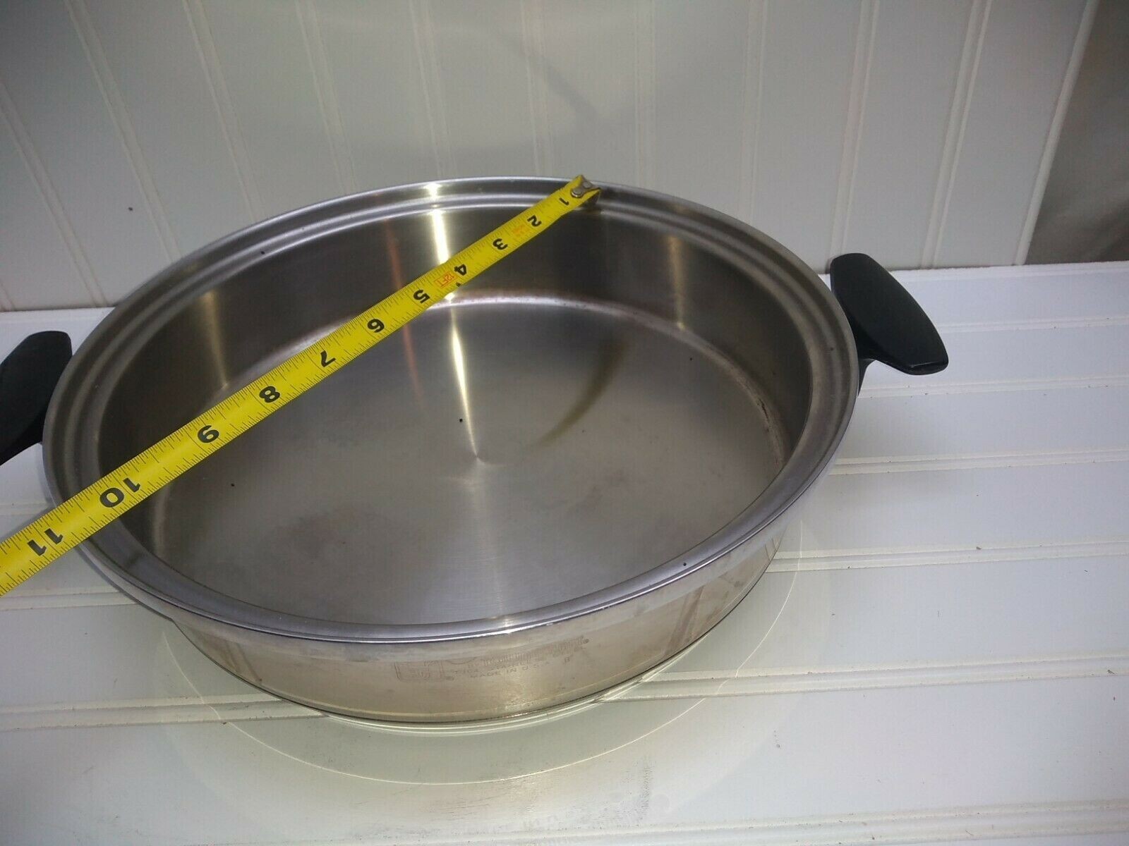 Townecraft Chef's Ware Skillet 11" T-304 Multi-Core Surgical Stainless ...