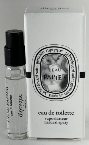 x L'EAU PAPIER DIPTYQUE eau de toilette 2 ml /0.06 oz spray for sale ...