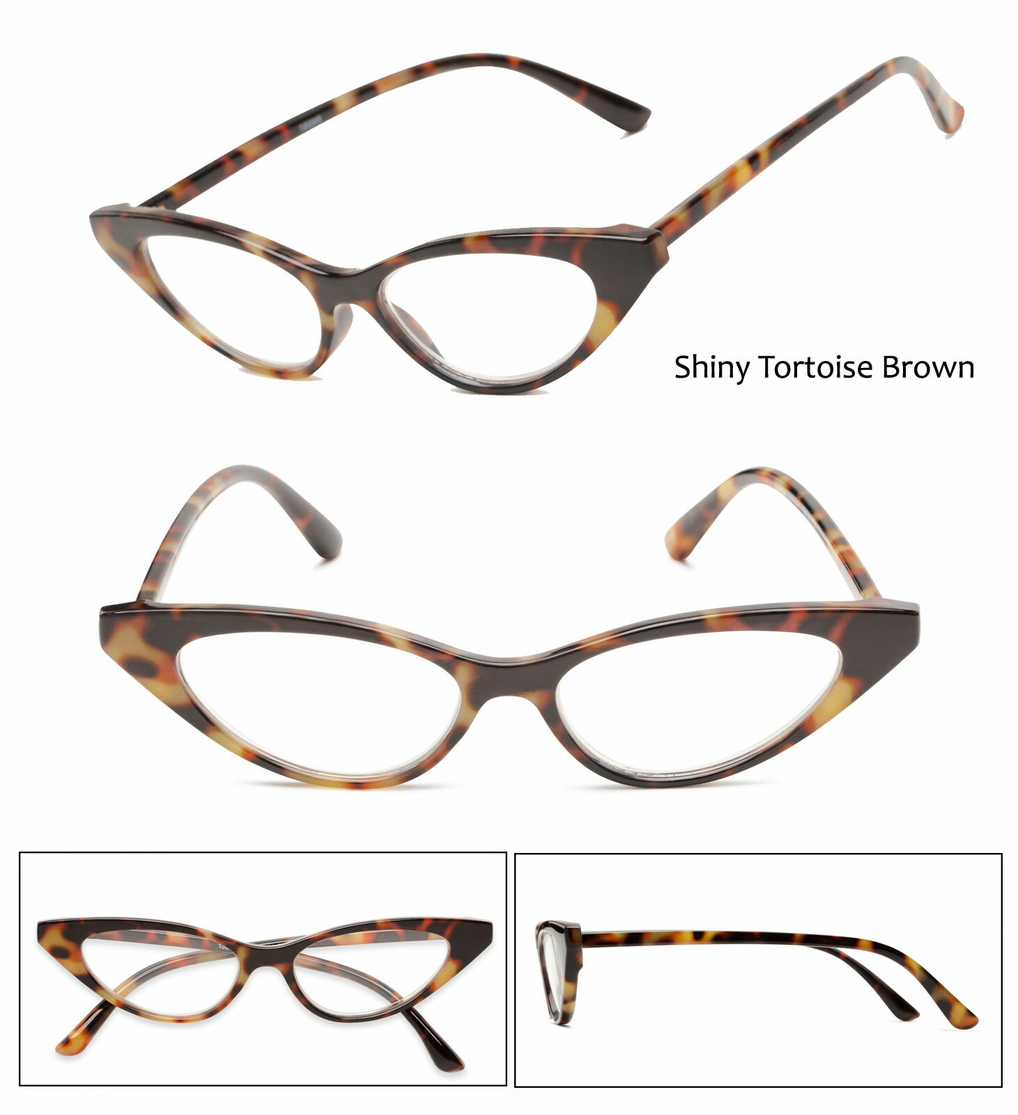 1 or 2 Pair(s) Retro Cat Eye Frame Reading Glasses (NOT BIFOCAL) Reader ...