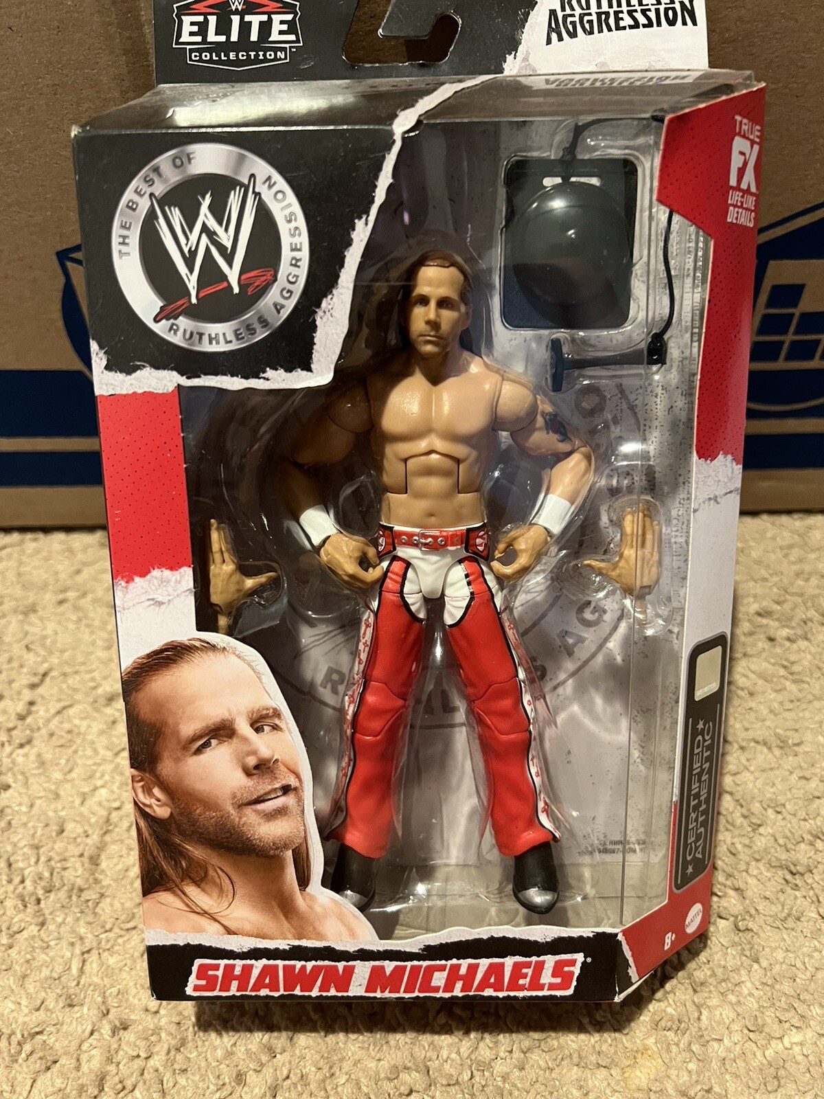 WWE Shawn Michaels Ruthless Aggression Elite Collection Action Figure ...