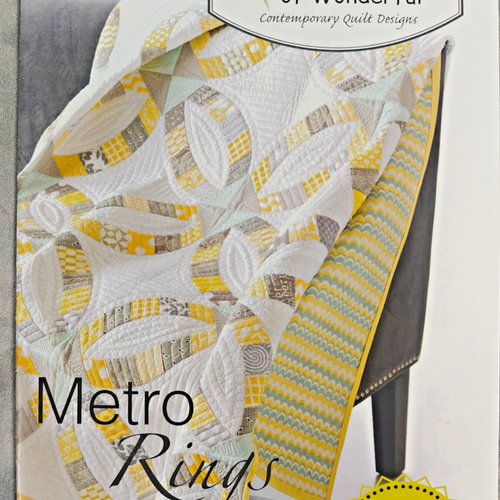 Sew Kind of Wonderful Metro Rings Quilt Pattern #402 QCR Ruler Needed ...