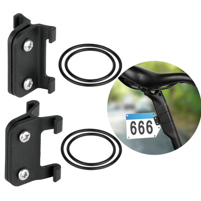 Bike Race Number Plate Mount Holder Seatpost for Road Bike Rear Rack ...