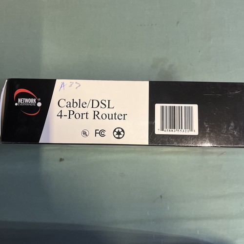 Network Everywhere NR041-WM Wired Cable DSL 4 Port Router Broadband ...