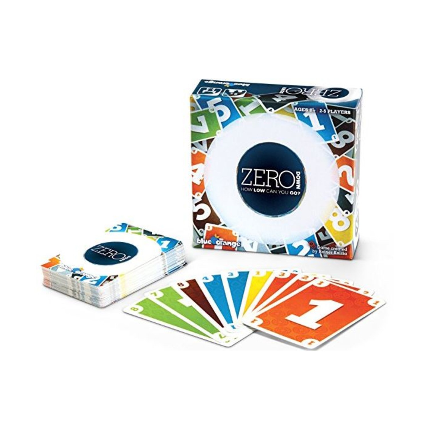 Blue Orange Card Game Zero Down Box NM | eBay