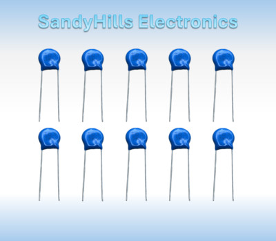 High Voltage Ceramic Disc Capacitor, 5 pF to 100 nF, 1 kV - 2 kV - 3 kV ...