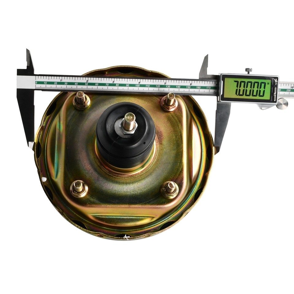 Zinc 7" Street Hot Rod Custom Power Brake Booster & Bail Top Master ...