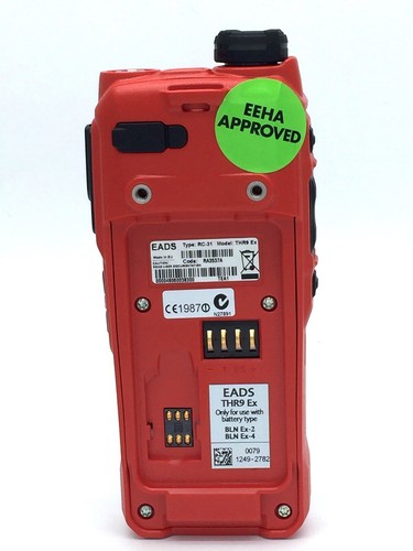EADS THR9 Ex Portable Hand-held Radio RC-31 RA3537A 450-470mHz TETRA ...