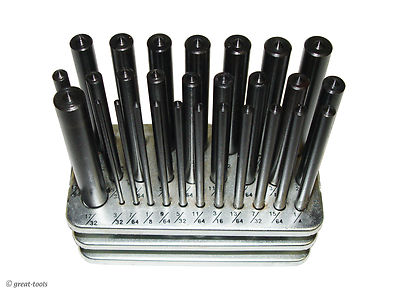 TRANSFER PUNCH SET, SMALL SIZES – machinist center punches hand tool ...