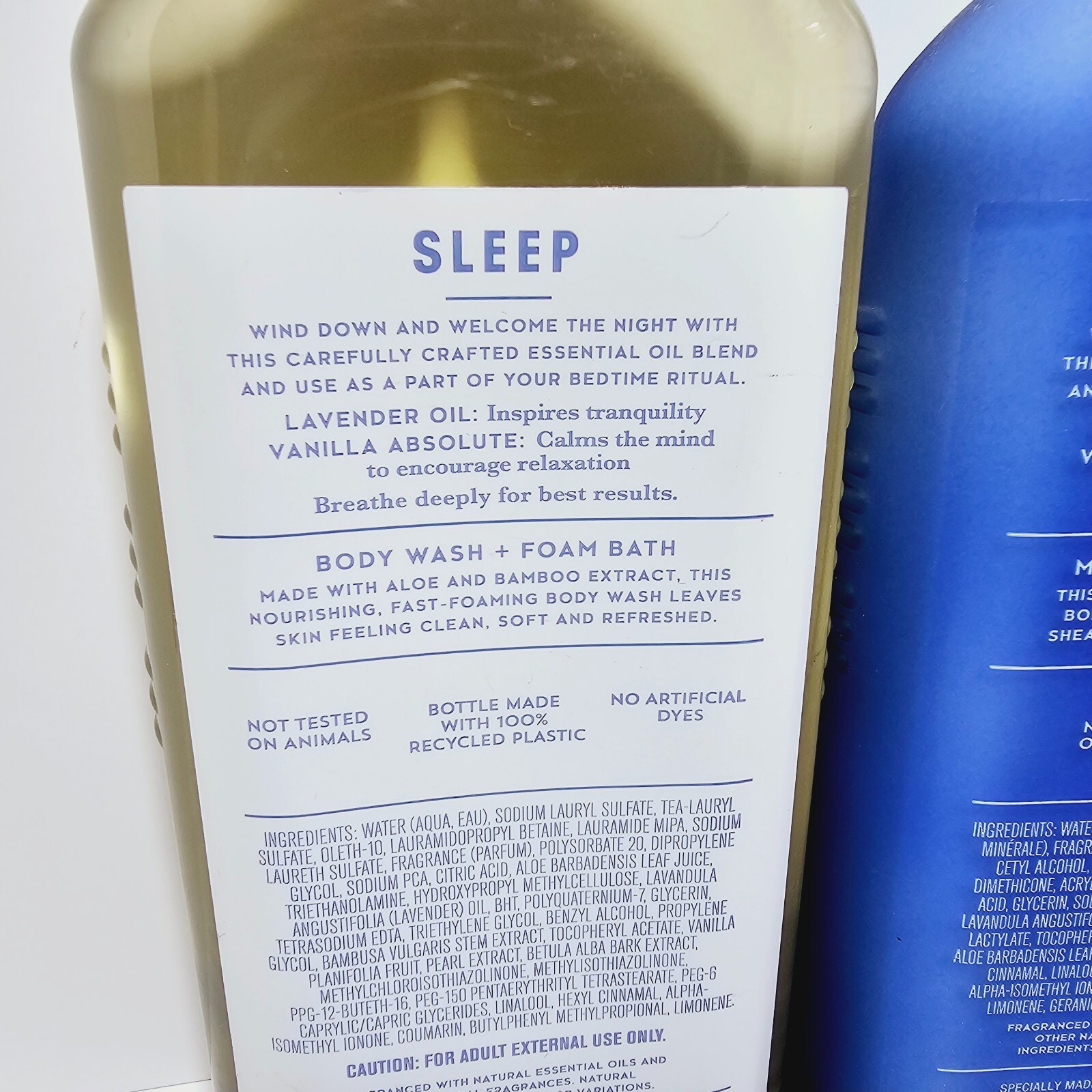 LAVENDER VANILLA Bath & Body Works Sleep Body Wash 10oz Lotion 6.5oz ...