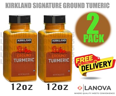 Kirkland Signature Ground Turmeric Seasoning Powder, 12 Ounce (2 Pack ...