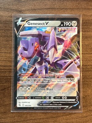 Genesect V - 185/264 Fusion Strike Ultra Rare Pokemon - NM | eBay