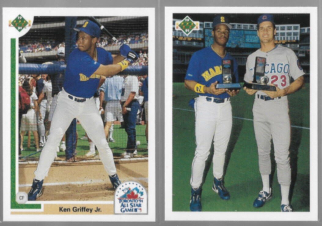 KEN GRIFFEY Jr. 1991 Upper Deck Final #87F + #79F w/ RYNO. MARINERS | eBay