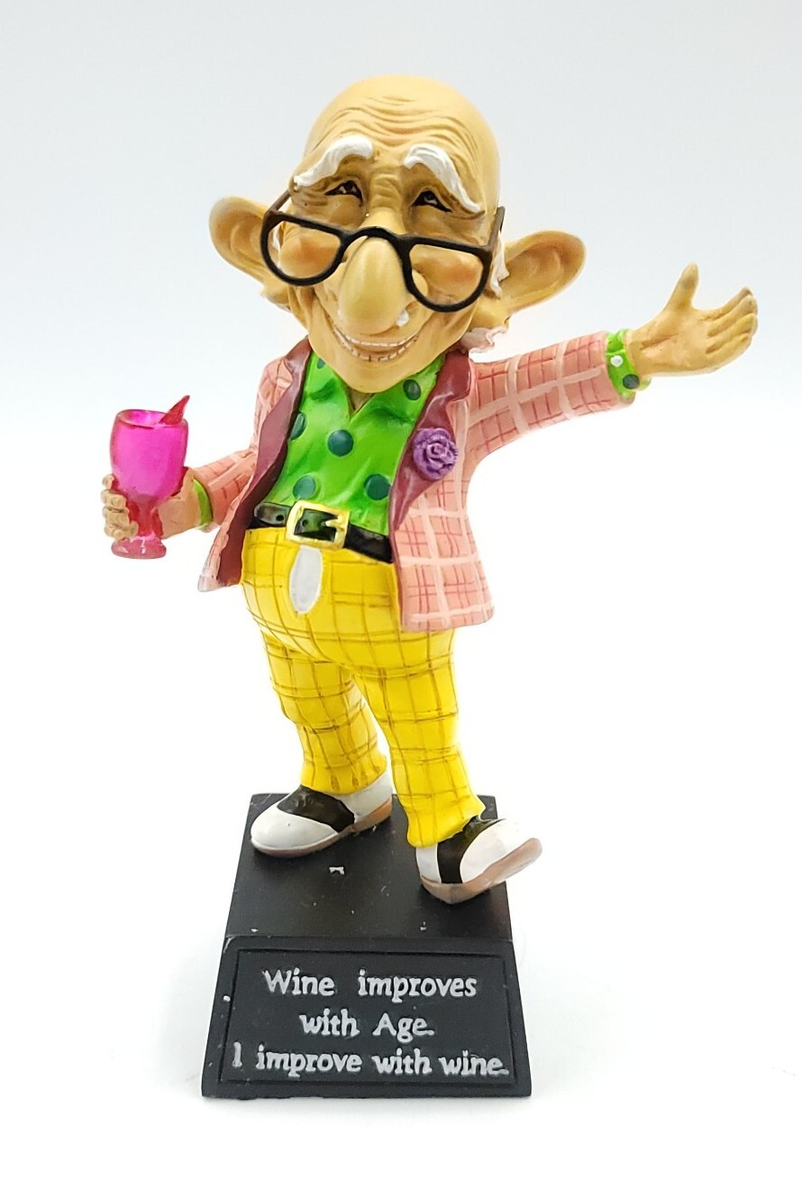 Coots Item #12762 Senior Citizen Figurine Westland 2012 Wine Improve ...