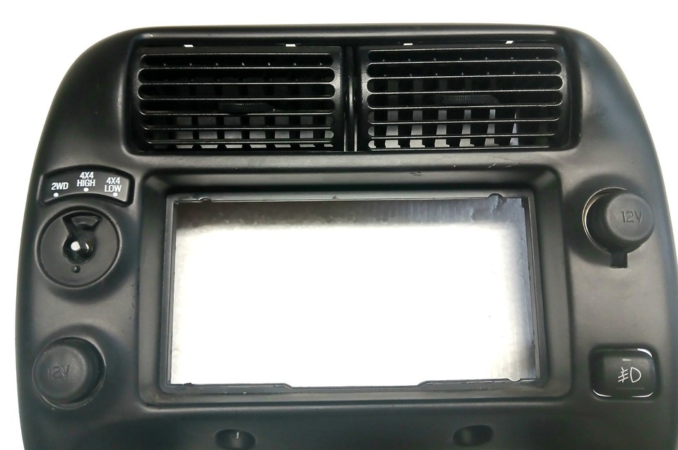 2000-11 FORD RANGER CENTER DASH RADIO CLIMATE CONTROL TRIM BEZEL WITH ...