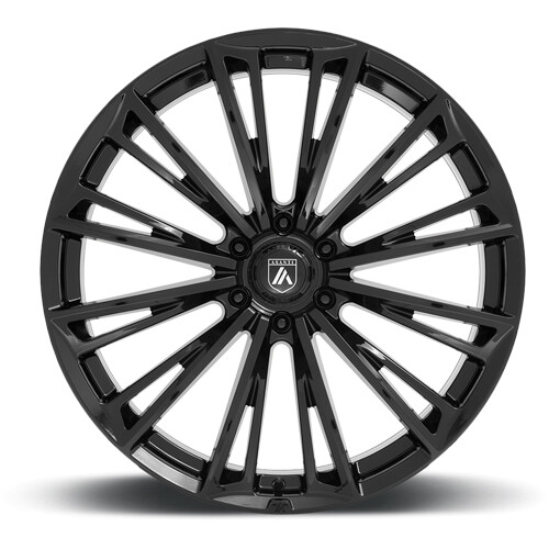 (4) Asanti ABL-30 Corona Truck 22x9.5 6x120 +30 Gloss Black Wheels Rims ...