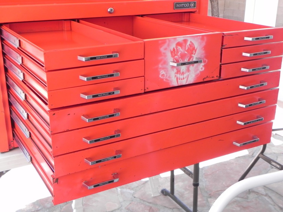 Matco MB1010 11 Drawer HUGE Flip Top Heavy Duty Road Chest 36'' W x 21 ...