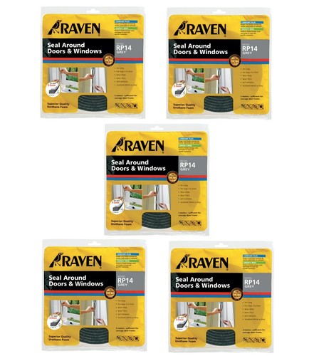 Raven Door and Window Weather Insulation Seal Strip Kit (5 Pack) | eBay