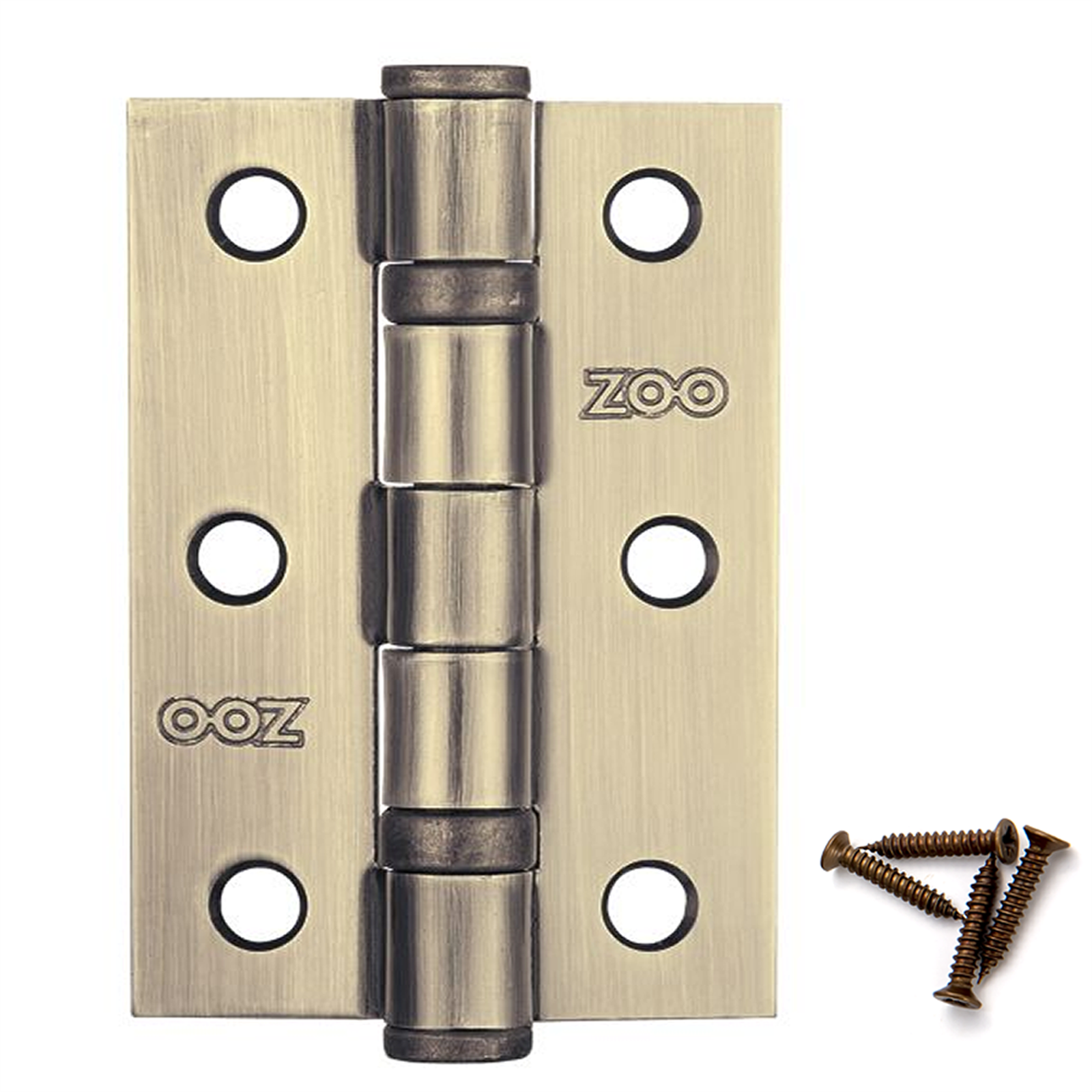 Internal Door Hinges 3 Inch / 76mm Pair Of Zoo Ball Bearing + Screws | eBay