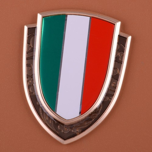 3D Metal Sticker Italy Flag Italian Decal Car Side Window Logo Emblem ...
