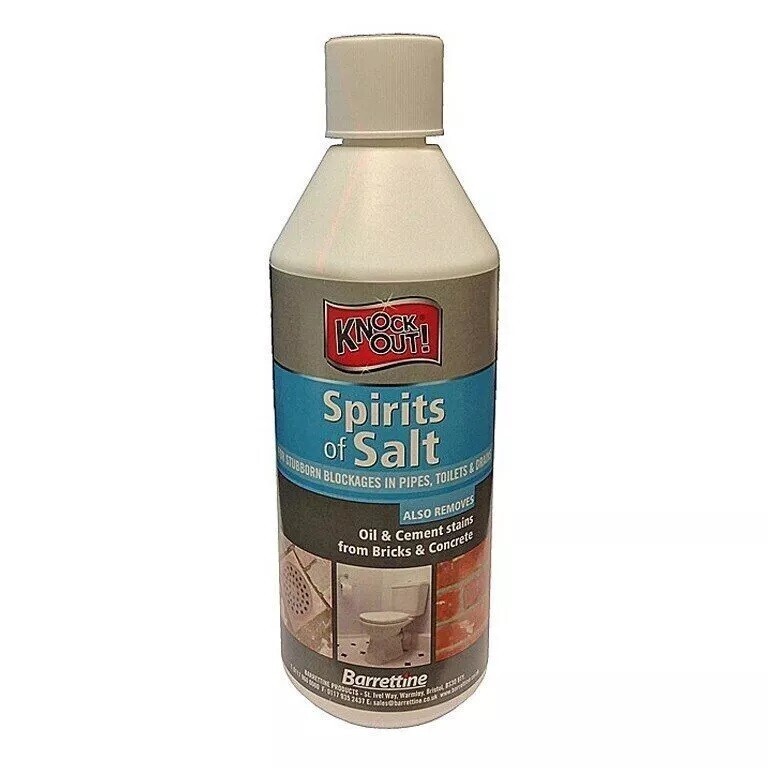 Spirits of Salts Multi-purpose Drain & Toilet Cleaner 500ml Pk of 2 ...