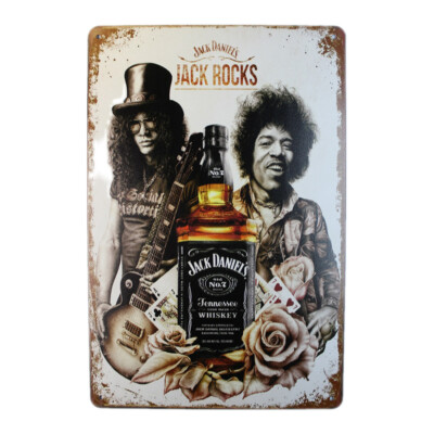 3X Tin Sign JACK ROCKS Sprint Drink Bar Whisky Rustic Look | eBay Australia
