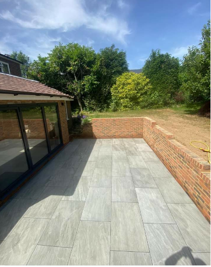 Sample Kandla Grey Porcelain Paving Patio Slab for Garden or Drive ...