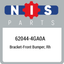 62044-4GA0A Nissan Bracket-front bumper, rh 620444GA0A, New Genuine OEM ...
