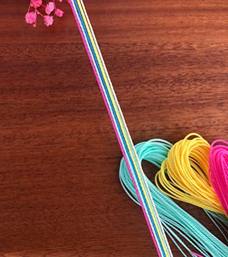 40 Colors 1mm Waxed Polyester Cord Wax Coated String for Bracelet ...