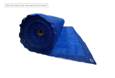 Farm Plastic Supply - 80% Blue Shade Cloth - Hemmed and Grommeted | eBay