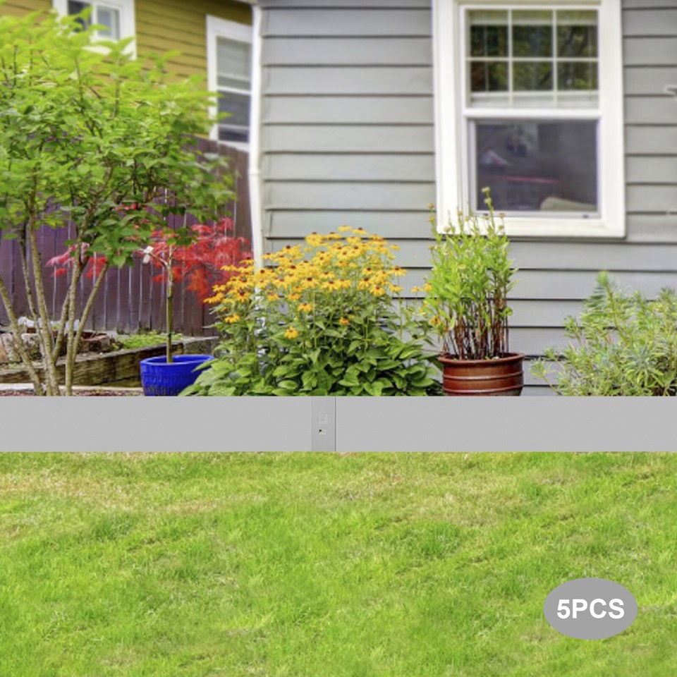 Steel Lawn Edging Metal Landscape Edging 5PCS 3/4/5" x 39" Without ...