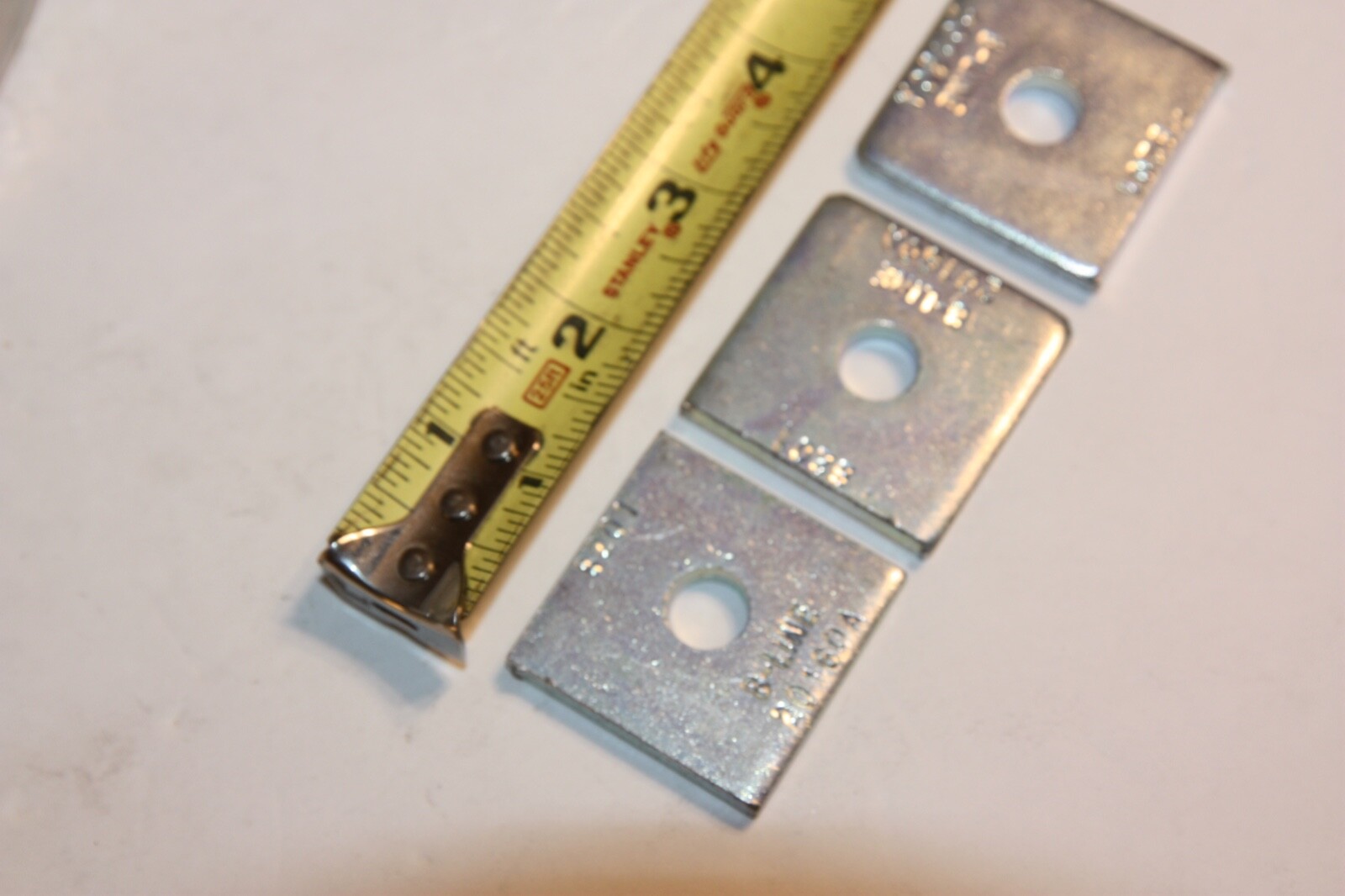 49 EATON B-LINE B201ZN SQUARE WASHER 7/16" HOLE 3/8" BOLT ZINC strut ...