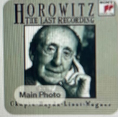 Horowitz: The Last Recording (CD, Apr-1990, Sony Classical) IMPS | eBay