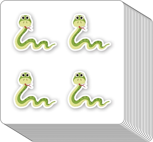 Snake Stickers 1In for Scrapbooking, Arts, Craft, Kids DIY, Calendars ...