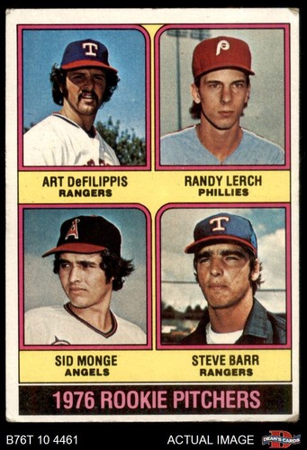 1976 Topps #595 Steve Barr Rookie Pitchers 1 - POOR | eBay