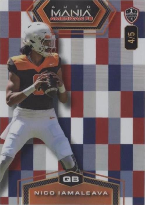 2024 Wild Card Auto Mania American Football Clearview National ...