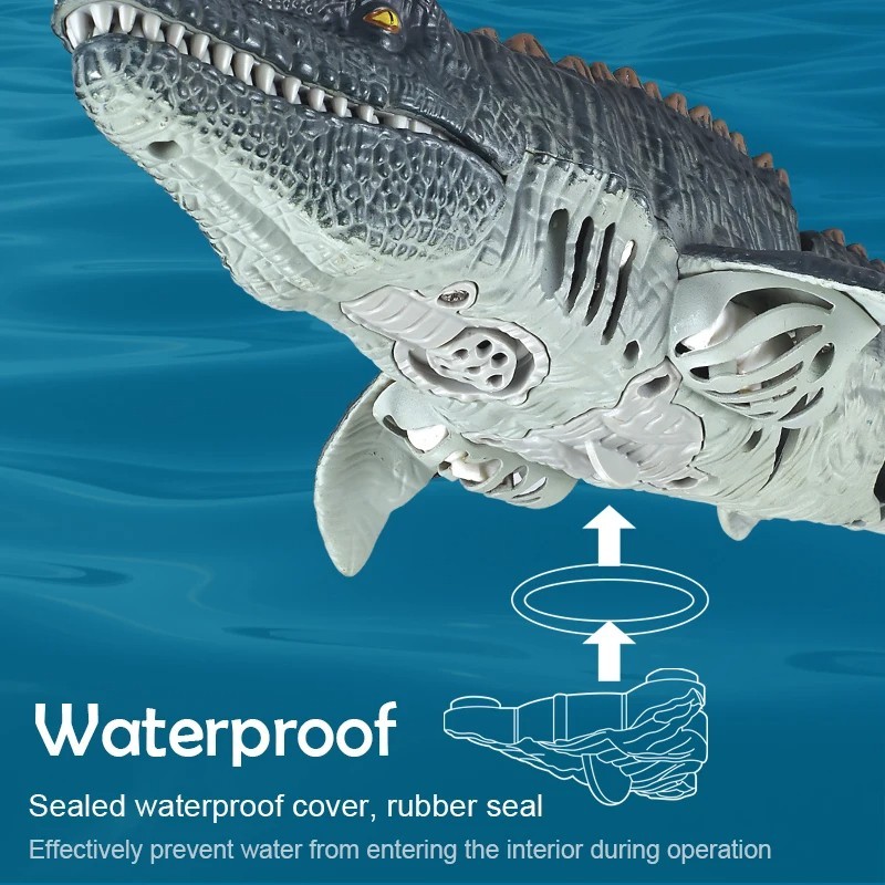 2.4ghz Rc Hippo Boat | Waterproof Remote Control Toy with Spray for ...