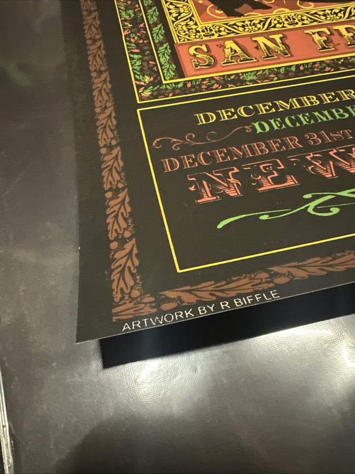 Phil Lesh & Friends MINT Poster New Year’s Eve 2005 BGCA SF CA R ...