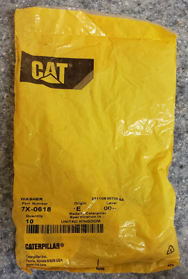 7X0618 WASHER NEW SURPLUS GENUINE CAT | eBay
