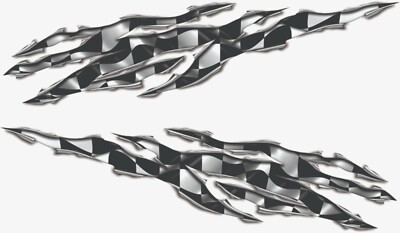 Checkered Flag rip Car Truck Trailer Graphics Decals Stickers Wrap 50 ...