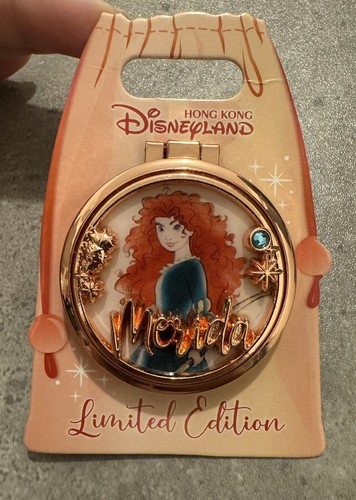 Disney HKDL Princess Compact Mirror Case Brave Merida LE500 Pin | eBay