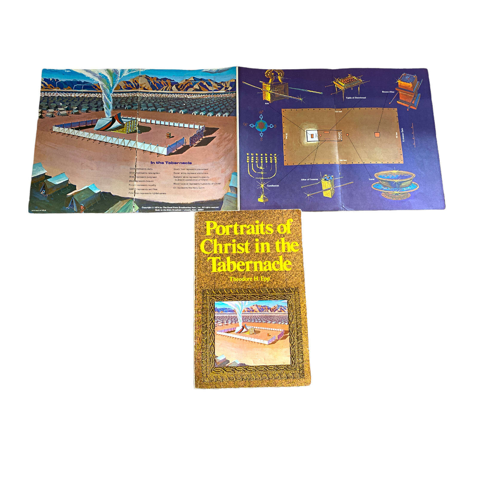 Portraits of Christ in the Tabernacle Book Theodore H Epp 1976 Vintage ...