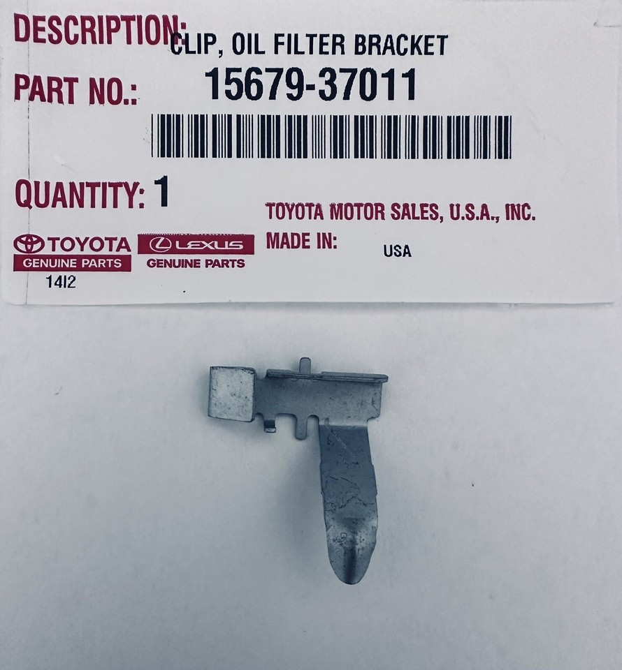 Clip oil filters bracket 15679-37011 TOYOTA | eBay