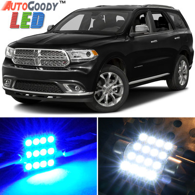 16 x Premium Blue LED Lights Interior Package for Dodge Durango 2011 ...