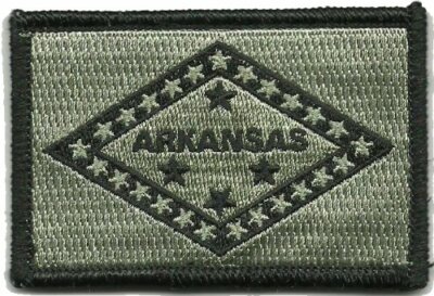 VELCRO® BRAND Fastener Morale HOOK PATCH State Arkansas Foliage 3x2" | eBay