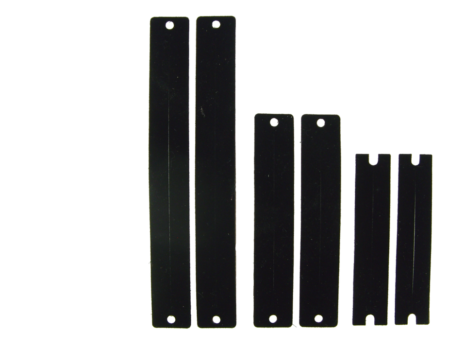 12x Fader dust cover, Schiebeweg 100/60/45mm selbstklebend ...