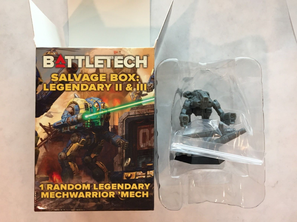 BATTLETECH Mercenaries LEGENDARY II III SALVAGE BOX Marauder two weapon ...
